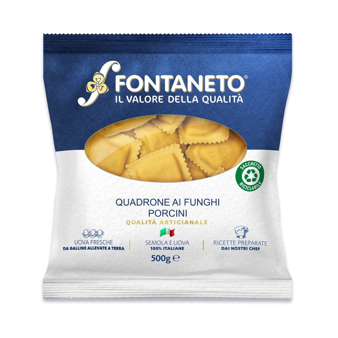 QUADRONE AUX CHAMPIGNONS 500 G ATM FONTANETO - Établissements DRAP