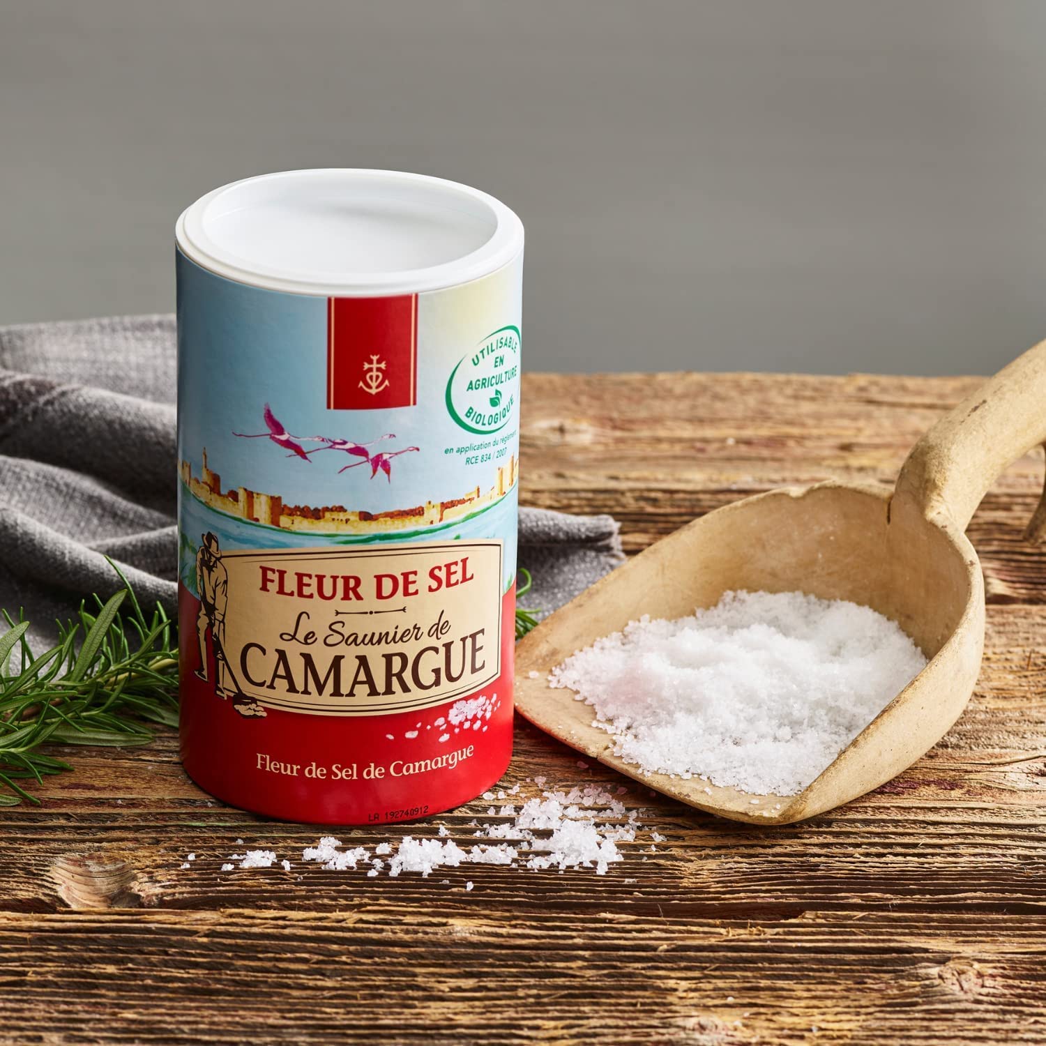 FLEUR DE SEL CAMARGUE BOITE 1 KG - Établissements DRAP